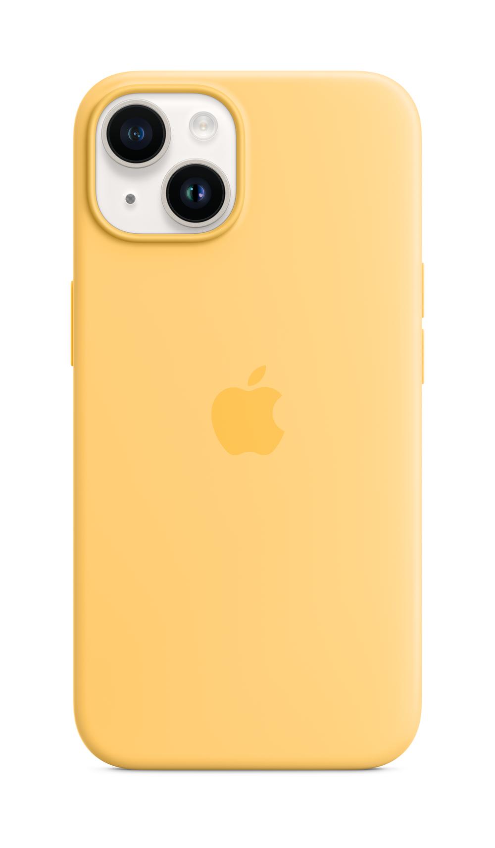 Apple iPhone 14 Silicone Case with MagSafe - Sunglow - Verkkokauppa ...
